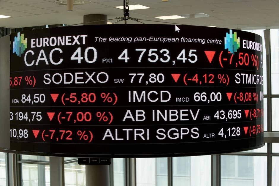 France : La Bourse de Paris a connu la plus forte chute de son histoire ...